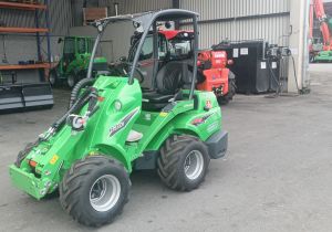 Used and in stock compact and articulated loaders